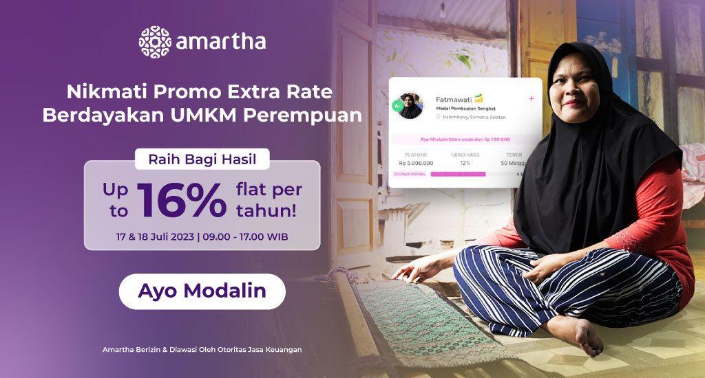 Nikmati Promo Extra Rate Hingga 16% Flat Dukung UMKM Perempuan